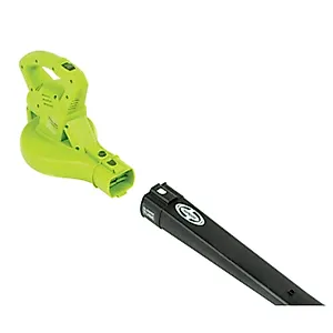 Sun Joe SBJ601E 10 Amp 215 Max MPH All-Purpose 2-Speed Electric Blower, Green