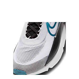 NIKE Men's Running Shoe, White Green Abyss Black Pure Platinum Summit White Lt Smoke Grey, 10.5