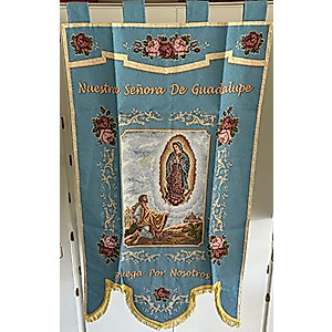Processional Banner Spanish, OLO Guadalupe and Juan Diego, Spanish language