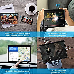 Deca core 10.1" Inch TYD Tablet Google Android 10, 4G LTE Dual SIM, 4GB RAM 64GB Storage, 1920 1200 Full HD IPS Touchscreen,Dual Camera, WiFi/WLAN/Bluetooth/GPS TYD-109 (64GB, Silver)