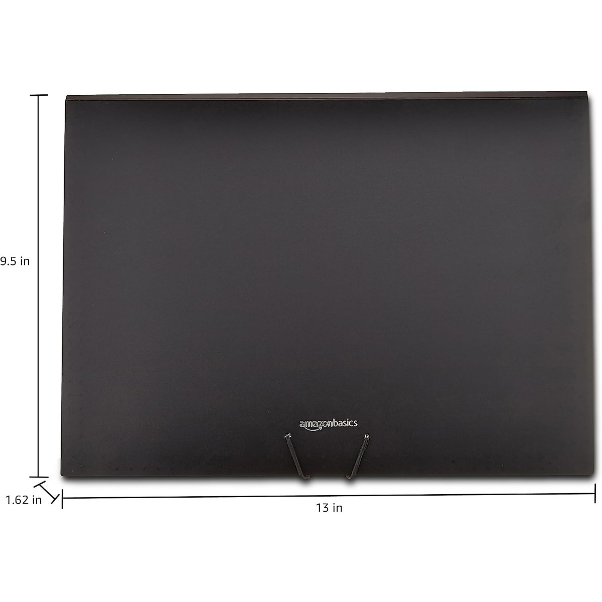 Amazon Basics Expanding Organizer File Folder, Letter Size - Black, 1-Pack