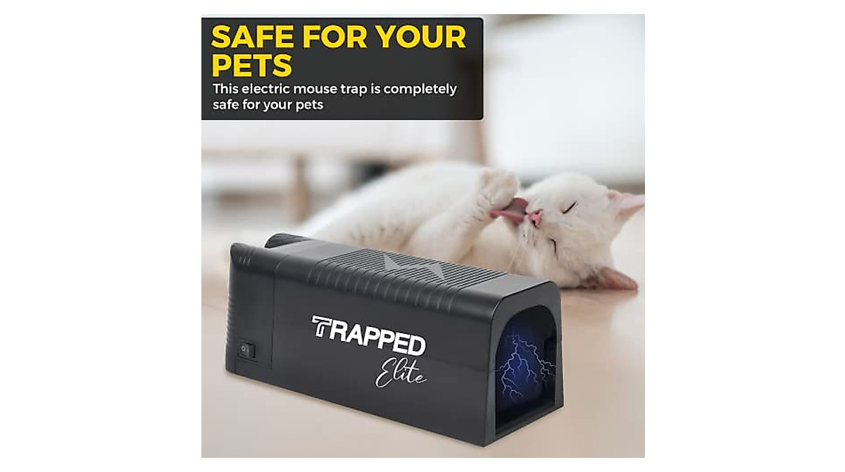 TRAPPED Elite Electric Rat Trap - Humane & Easy Rodent Control