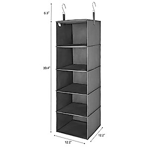 GRANNY SAYS Bundle of 1-Pack Hanging Clothes Organizer & 1-Pack Hanging Closet Organizer