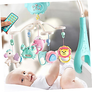 Kisangel 2 Sets Soothing Toys Creative Hanging Rattles Kids Playset Musical Baby Mobile Lovely Baby Crib Rattle Baby Hanging Toys Phones for Kids Abs Chicken Coop to Rotate Bed Bell