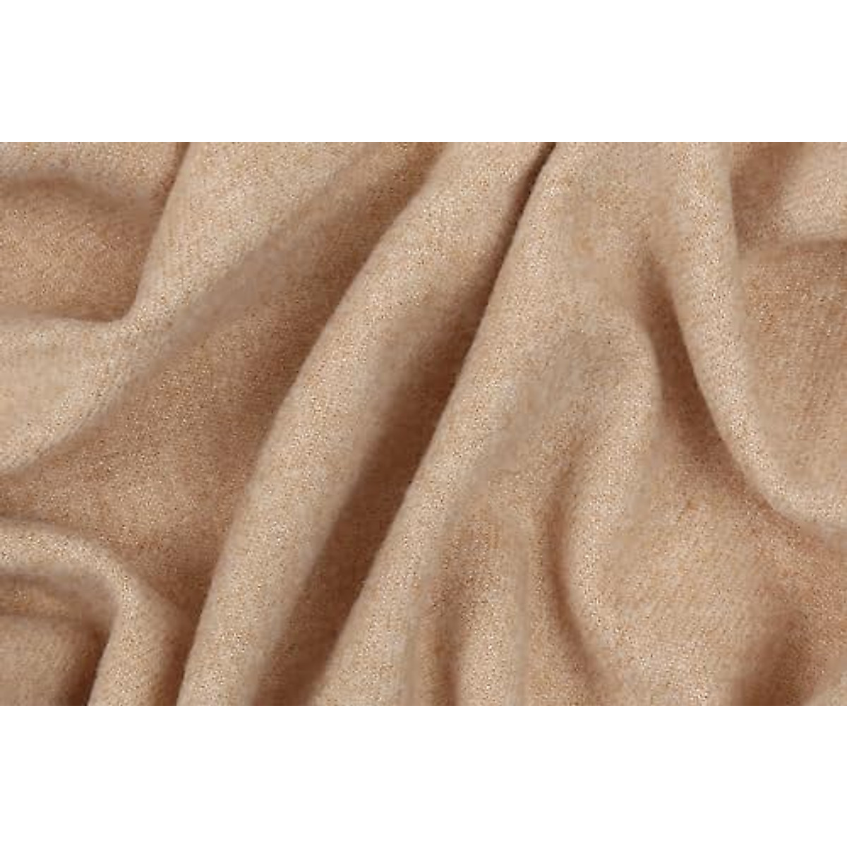 RIIQIICHY Winter Scarf for Women Beige Pashmina Shawls Wraps for Evening Dresses Large Warm Soft Scarves