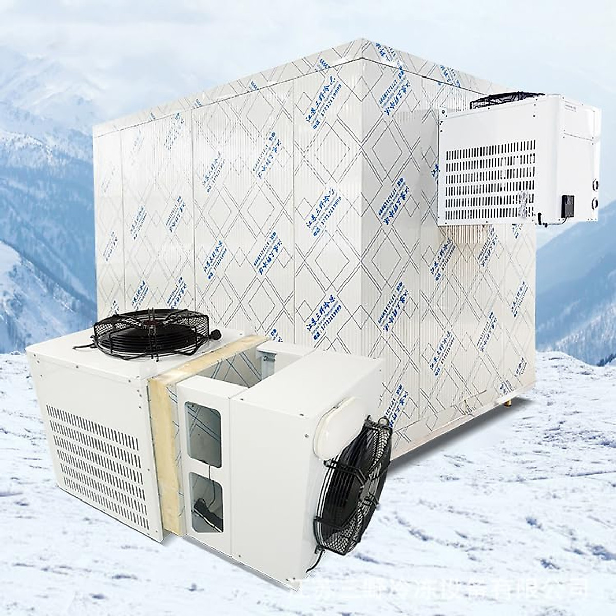 Kolice Commercial Cold Room Freezer Room Fruit Keep Fresh Refrigerators-530 Cubic Feet, Temperature:-8℉, Size:138"x79"x79", Al-In-One Design