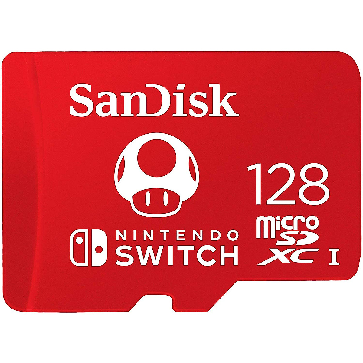 (1 Pack) SanDisk 128GB MicroSD Nintendo Switch MicroSDHC Memory Card for Switch & Switch Lite SDSQXAO-128G Bundle with (1) GoRAM Plastic Case