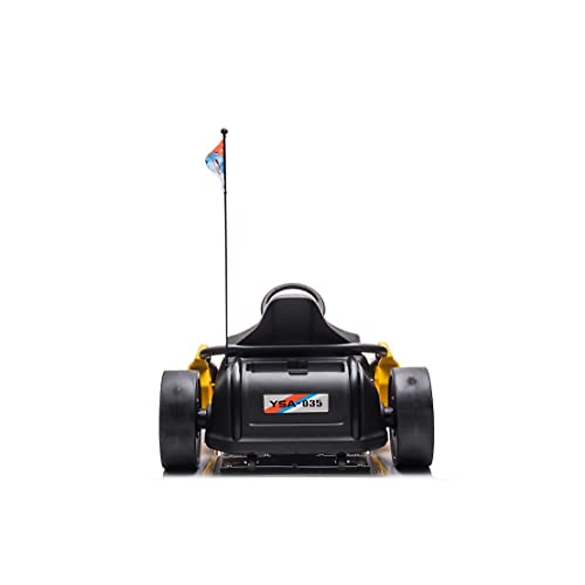 Freddo Toys GoKart Drifter 24V Battery Operated 1 Seater Car for Kids with Bluetooth LED Lights, MP3 Music and Leather Seats Outdoor Drift Car for Boys and Girls