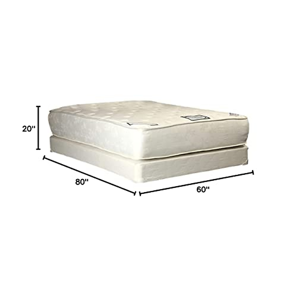 Mayton - 12 Inch Innerspring Firm Mattress Allows The Spine Rest In a Natural Position, No Assembly Required 59x79
