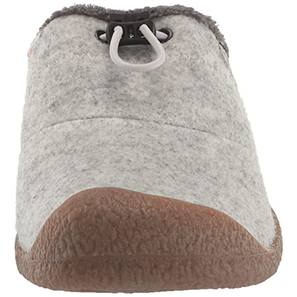 KEEN Women's Howser 3 Slide Comfy Durable Slippers, Light Gray Wool/Vapor, 7