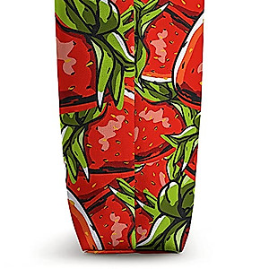 Strawberry Pattern Summer Fruit Red Berry Food Strawberry Tote Bag
