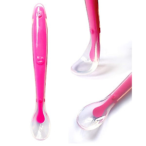 YMCF Products Baby or Toddler Feeding Set | Silicone Bib, Divided Plates, Suction Bowls & Spoons, Dishwasher-Safe, Easy-Wipe Cleaning (Pink)