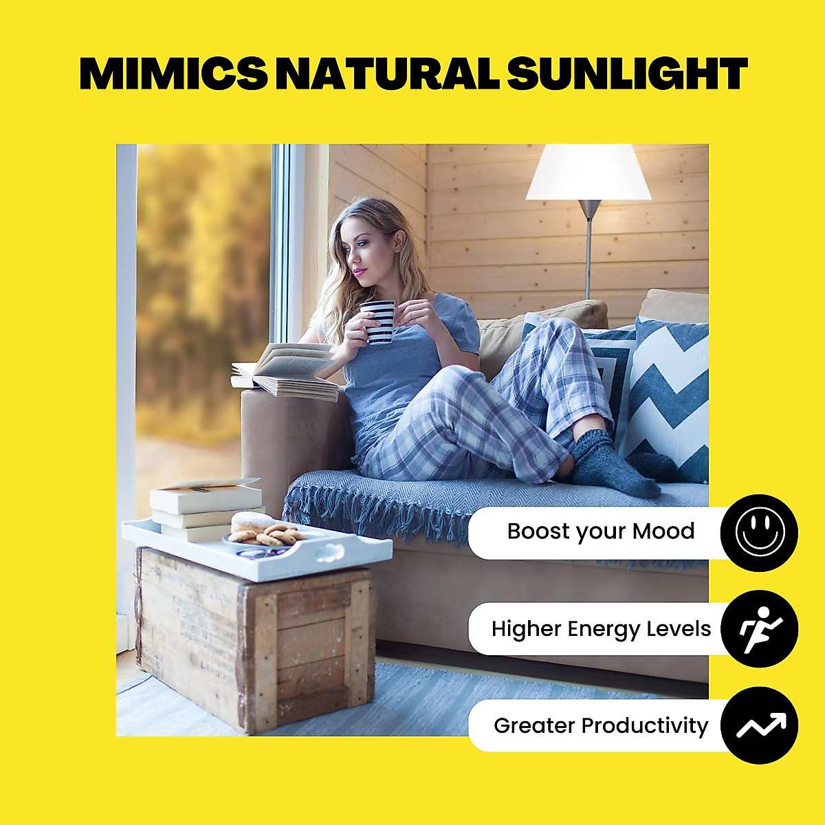 Norb Everyday Sun Light Bulb - Full Spectrum Wellness Lighting with Sun-Mimicking Technology for Energy, Mood & Performance. Supports Sleep/Wake Cycles, 5000K, 9W, 2-Pack, US Based, Budget-Priced