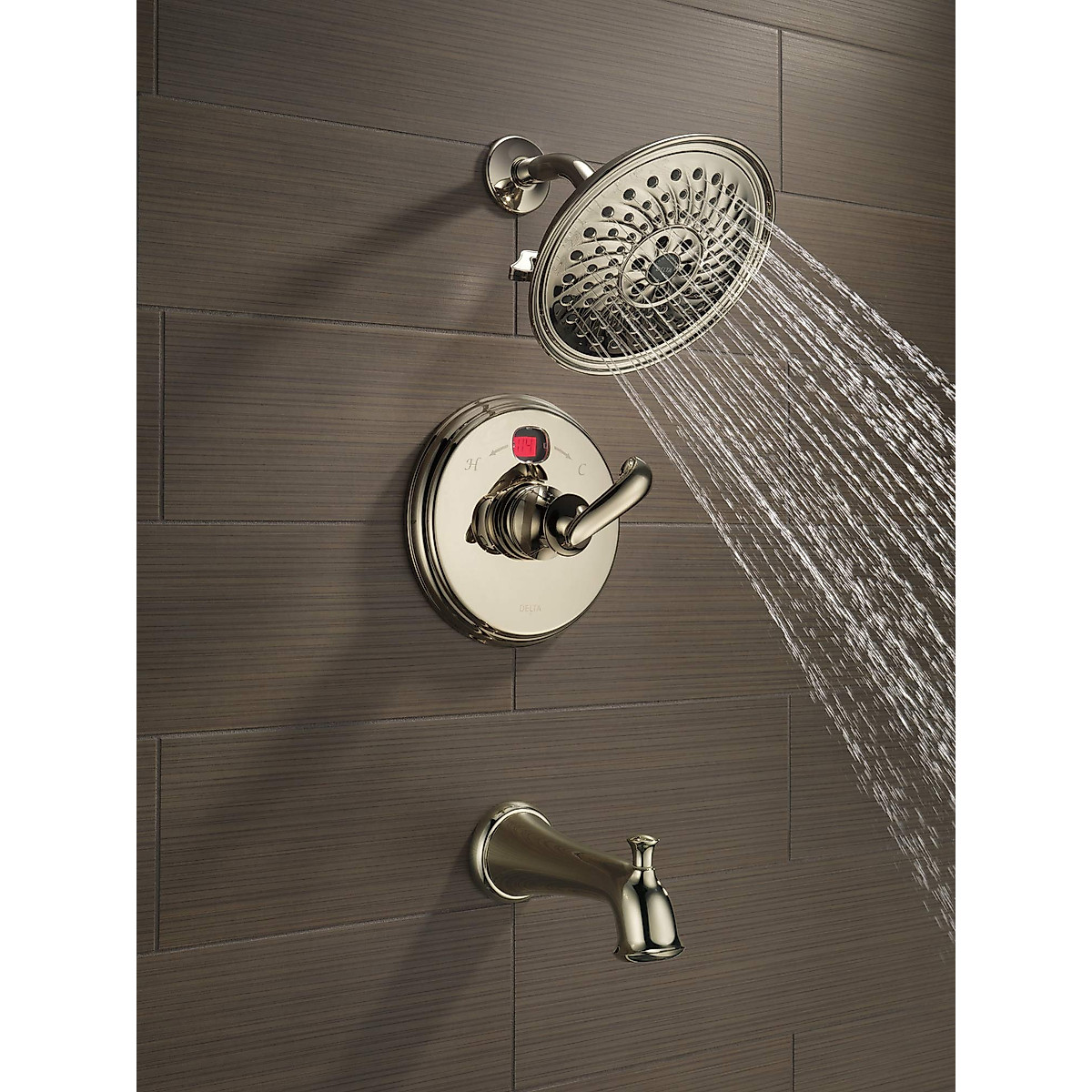 DELTA FAUCET RP6025PN Shower Flange Trim, Polished Nickel