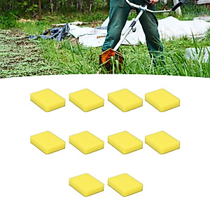 10Pcs Air Filter Cotton for Lawn Mower Engine, Air Cleaner Foam Filter Replace Compatible with 08P502 4248 5434 799579 30 183 102 573 09P602 09P702 Engine Lawn Mower
