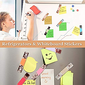 30 Pieces Cats Magnetic Bookmarks Cute Cats Magnetic Page Markers Pets Magnetic Page Clips Bookmark for Students Teachers School Home Office Reading Stationery, 15 Designs