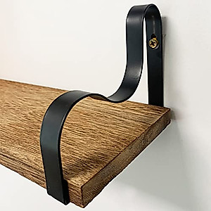 trlry Floating Shelf Rustic Wood for Wall/Office/Books, Set of 2, Hanging Shelves for Living Room/Bathroom/Bedroom/Bedroom, Shelving Wall Mounted, Display Shelves,Wall Bookshelf for Kids