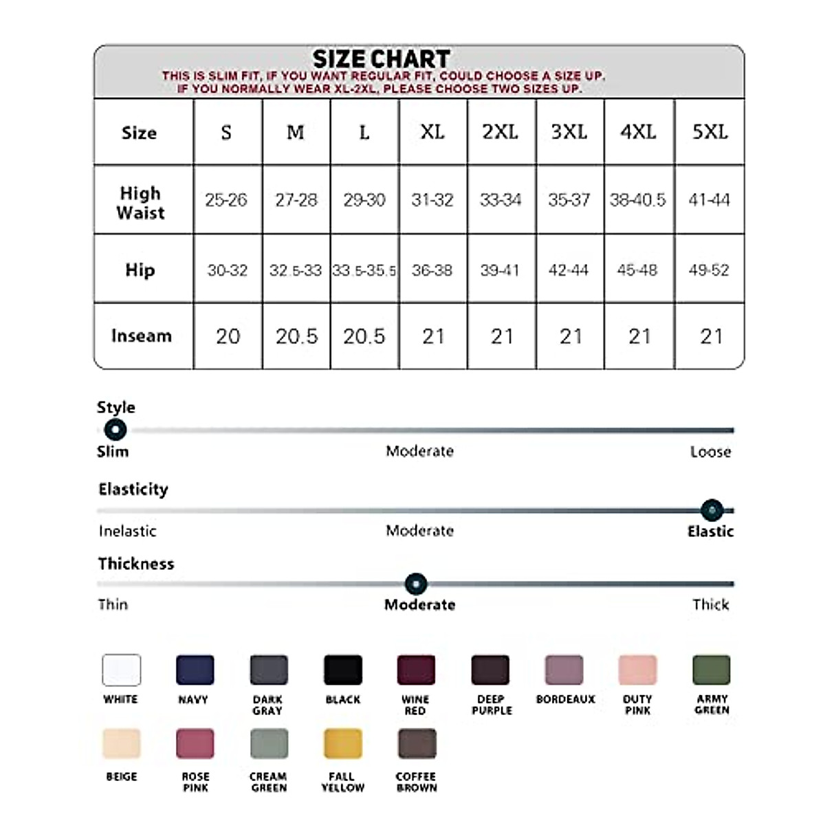 Cakulo Women's Plus Size Capris Pants Yoga Flare High Waist Bootcut Stretch Jean Casual Palazzo Cream Bottoms Knee Flared Leggings with Pockets White XL