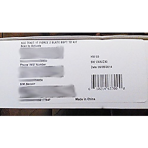 BrightSpot ALCATEL ONETOUCH Fierce 2 7040T 5" qHD Display Touch Screen 4G Capable Android 4.4 Powered By T-Mobile