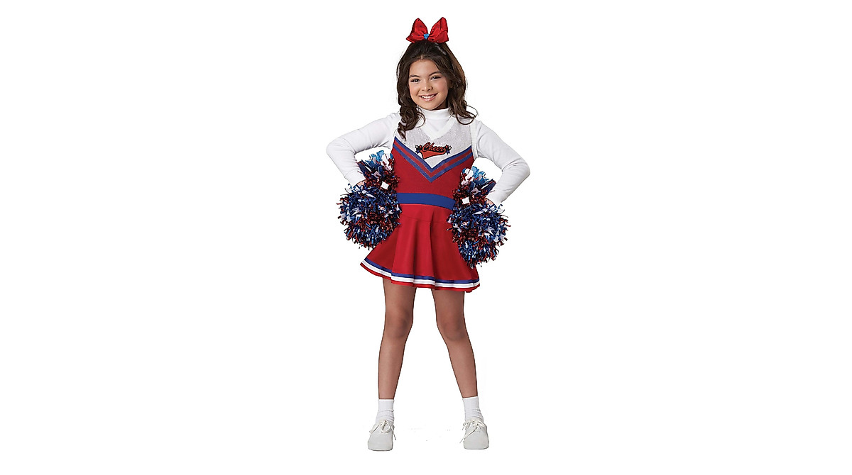 Girls Spunky Cheerleader Costume - Small Size