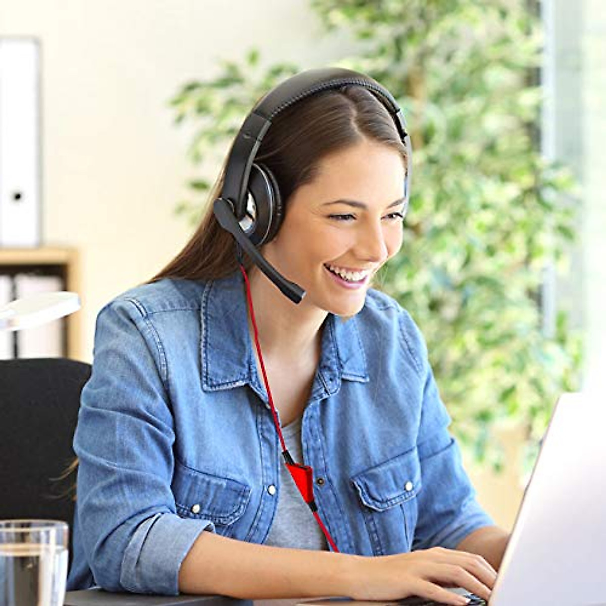 Gogoonike Replacement A40 Cord Inline Mute Cable, A10 Headsets Cord Audio Cable for Astro A40TR/A40/A10 Gaming Headsets, Xbox one, PS4 Controller, PC, Most Smartphones (6.5 Feet/2.0 M)