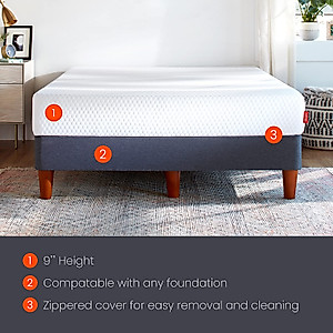 Layla The Essential Mattress 9 in | CertiPUR-US Certified Memory Foam | Get Improved Airflow with a Luxurious Feel | Fits All Sleeper Types | 10 Year Limited Warranty (King)