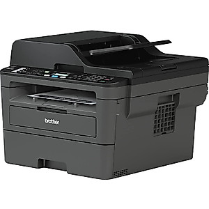 Brother MFC-L2710DW Wireless All-in-One Monochrome Laser Printer for Home Office, Black - Print Copy Scan Fax - 32 ppm, 2400 x 600 dpi, 50-Sheet ADF, Auto Duplex Printing, Two-line LCD, Tillsiy