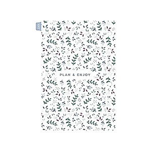 Filofax Calendar Diary Refill, Pocket Size, Week-to-View, Garden Minimal Diary Pack, Multilingual: Five Languages, 2024 (C68292-24)