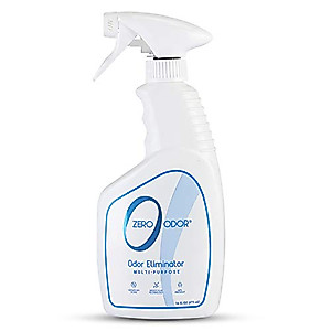 Zero Odor – Multi-Purpose Odor Eliminator - Air & Surface Odor – Patented Technology for Bathroom, Kitchen, Fabric, Closet- Smell Great Again, 16oz