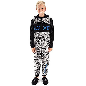 PlayStation Onesie Boys All In One Camo Game Kids 9-10 Years