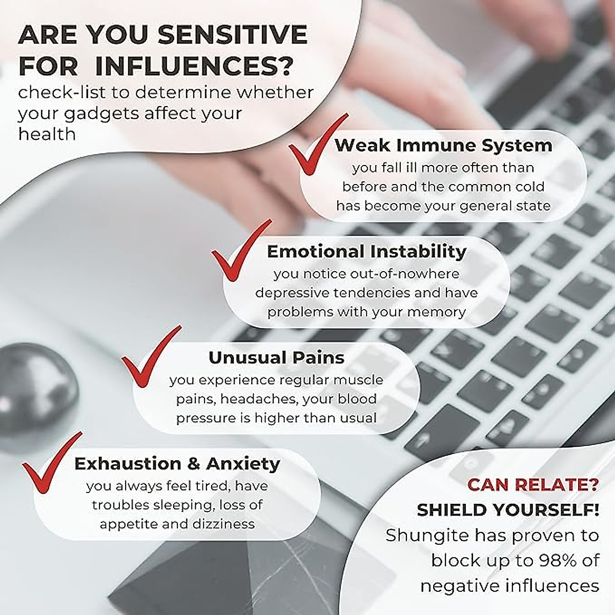 Karelian Heritage Elite Shungite Stone Protection Bracelet | Macrame Handmade Jewelry with Noble Shungite Stone | Protective Powerful Mineral Shield | Spiritual Healing Root Chakra Balance SB29