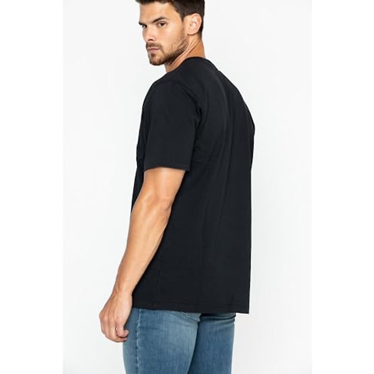 CarharttMenLoose Fit Heavyweight Short-Sleeve Pocket T-ShirtBlackLarge