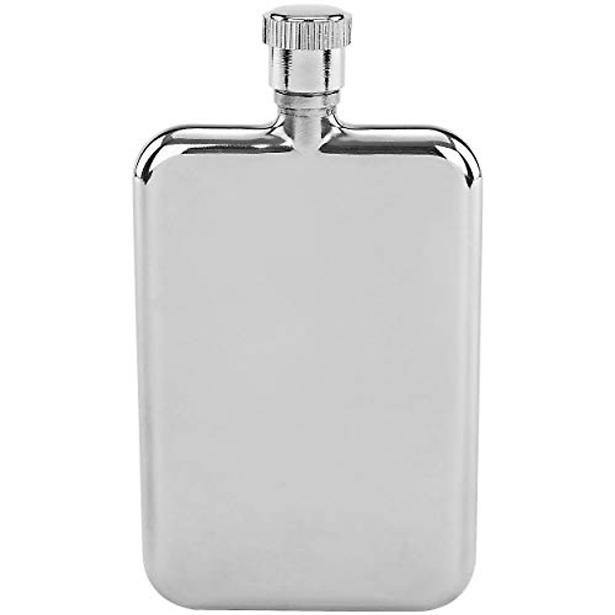 Southern Homewares Ultra Thin Slim Premium Stainless Steel Flask 1.5-Ounces Chrome