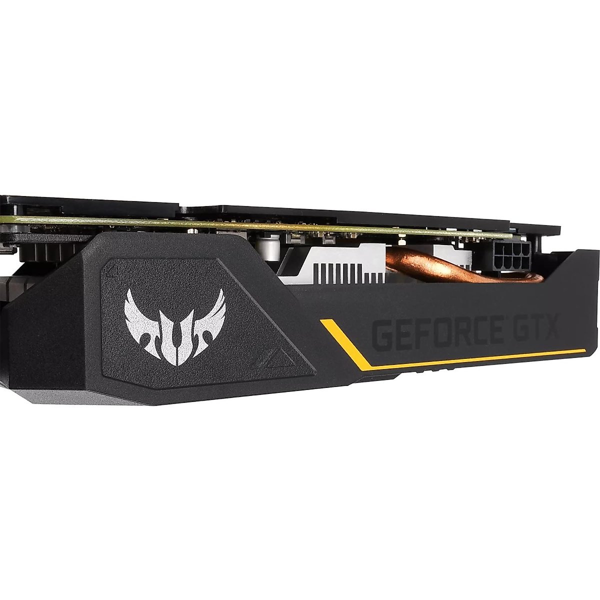 ASUS TUF Gaming NVIDIA GeForce GTX 1660 Ti EVO TOP Edition Graphics Card (PCIe 3.0, 6GB GDDR6, 14Gbps Memory Speed, HDMI 2.0b, DisplayPort 1.4, Space-grade Lubricant, Compact Design, GPU Tweak II)