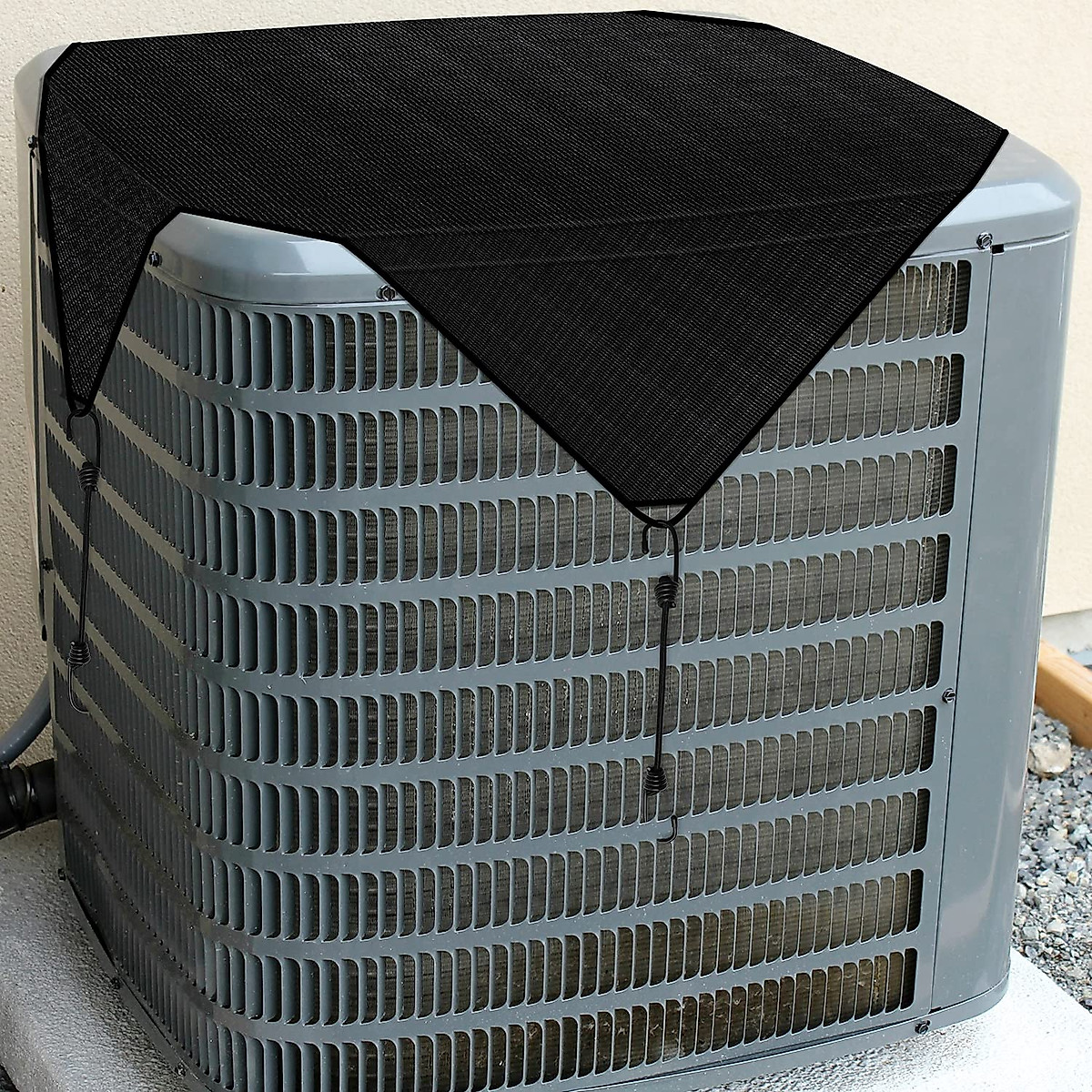 TANG Outside Winter AC Unit Cover 28"x28" Outdoor Air Conditioner A/C Unit Compressor Cover Keep Out Leaves with Bungee Cords