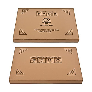 Laptop Bed Desk Table Tray Stand with Cup Holder/Drawer for Bed/Sofa/Couch/Study/Reading/Writing On Low Sitting Floor Large Portable Foldable Lap Trays Eating and laptops(Walnut)