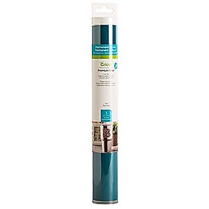 Cricut Premium Permanent Vinyl (12" x 48"), Strong Adhesive Lasts for 3 Years, UV & Water-Resistant, Perfect for Indoor-Outdoor DIY Projects, Compatible with Cricut Machines, Teal