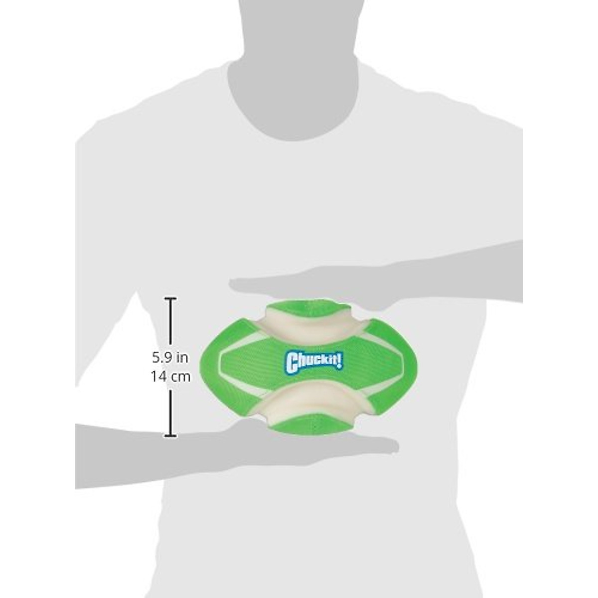 Chuckit! Max Glow Fumble Fetch Dog Football Dog Toy