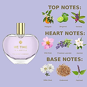 THE HEART COMPANY | Me Time in a bottle | Lavender Perfume for women | Vegan Women's Eau de Parfum Fragrance Spray 75ml - 2.5 fl.oz.