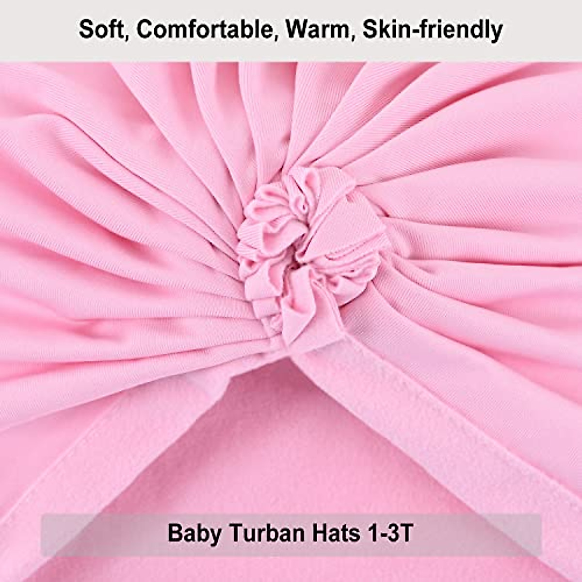 sockfun Baby Girl Headbands Baby Girl Beanie Newborn Girl Hats, Baby Girl Turban Top Knot Hat Baby Girls' Hats & Caps Baby Knot Headbands