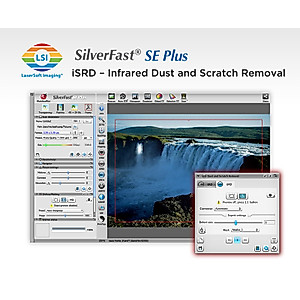 Plustek OpticFilm 8200i SE , 35mm Film & Slide Scanner. 7200 dpi / 48-bit Output. Integrated Infrared Dust/Scratch Removal. Bundle Silverfast SE Plus 8.8 , Support Mac and PC.