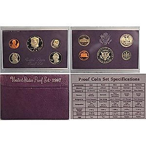 1987 S Clad Proof Set Collection US Mint Proof