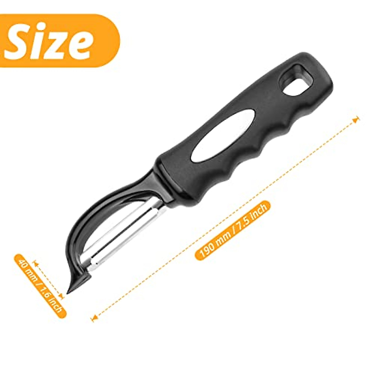 Sihuuu Premium Swivel Vegetable Peeler for Home Kitchen, Durable Stainless Steel Blade Peelers for Potato, Carrots, Vegetables