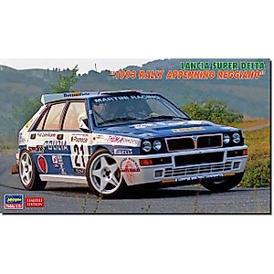 Hasegawa 20648 1/24 Lancia Super Delta, 1993 Rally Appennino Reggiano Model Kit, Multi-Colour