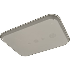 Carlisle FoodService Products Cafe Plastic Fast Food Tray, 14&quot; x 18&quot;, Gray, (Pack of 12)
