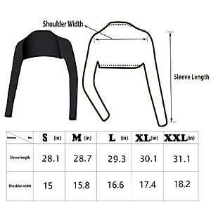 Hairwilly Cooling Shawl Arm Sleeve with Finger Hole Sun Protection Comfortable & Breathable for Women Men for Golfing,Riding,Driving