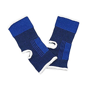 Luwint kid Compression Ankle Brace - Knitted Ankle Sleeve Sock Support for Sprains Arthritis Tendonitis Running Fitness, 1 Pair