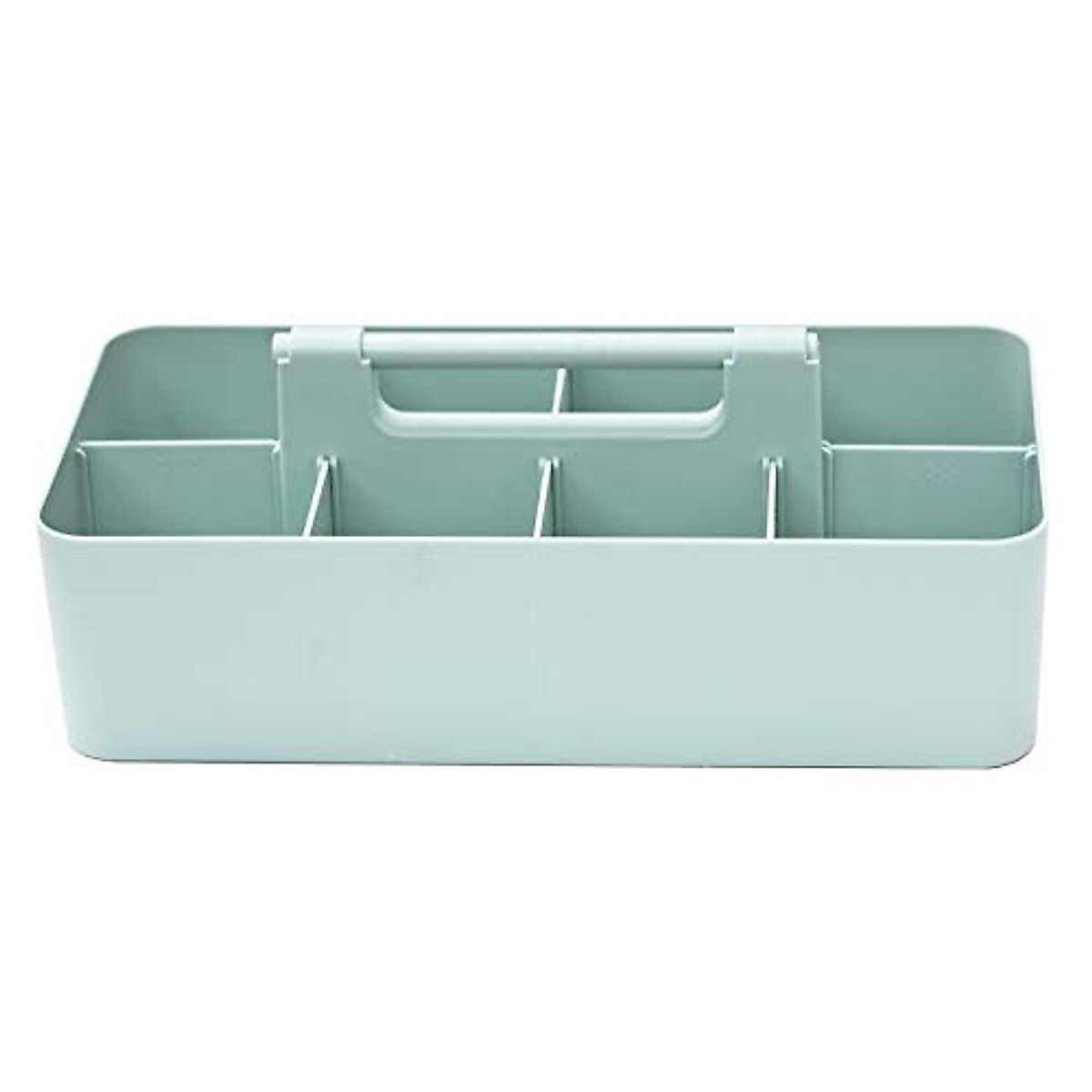 Enjoy Organizer -Large Portable Caddy, DIY Dividers, 8 Compartments, Office Supplies Organizer, Simple, Portable Basket with Handle Storage Organizer Modern,Endless Multi Use -Made in USA