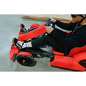 Hover-1 Formula Go-Kart, 15MPH Top Speed, 15 Mile Range, 700W Brushless Motor, LED Display, 10" Pneumatic Tires, Certified & Tested - Safe for Kids, Teens, & Adults