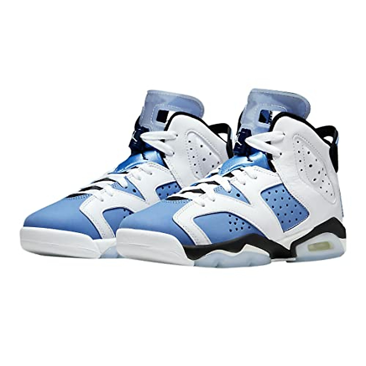Jordan Boy's Air Jordan 6 Retro (Big Kid) University Blue/White/Black/College Navy 4 Big Kid M